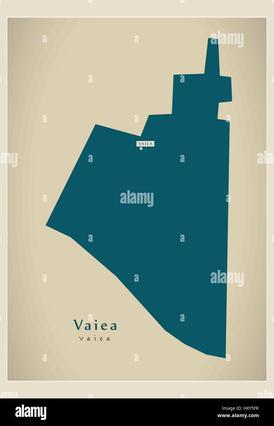Modern Map - Vaiea NU Stock Vector Image & Art - Alamy