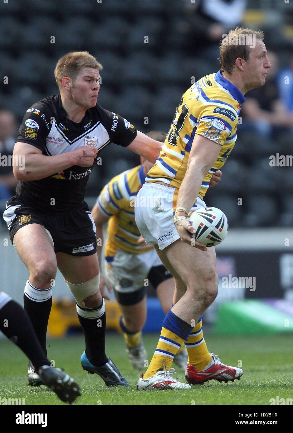 DANNY WASHBROOK & CARL ABLETT HULL FC V LEEDS RHINOS KC STADIUM HULL ...