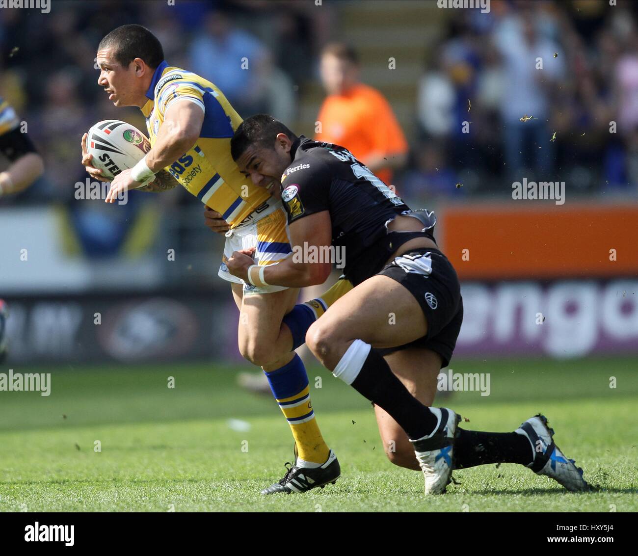 BRENT WEBB & WILLIE MANU HULL FC V LEEDS RHINOS KC STADIUM HULL ENGLAND ...