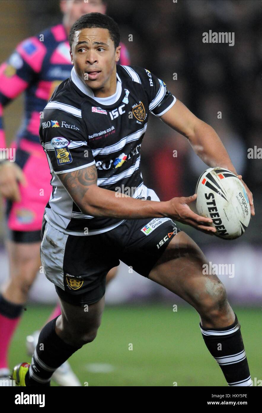JORDAN TURNER HULL FC KC STADIUM HULL ENGLAND 18 February 2011 Stock ...