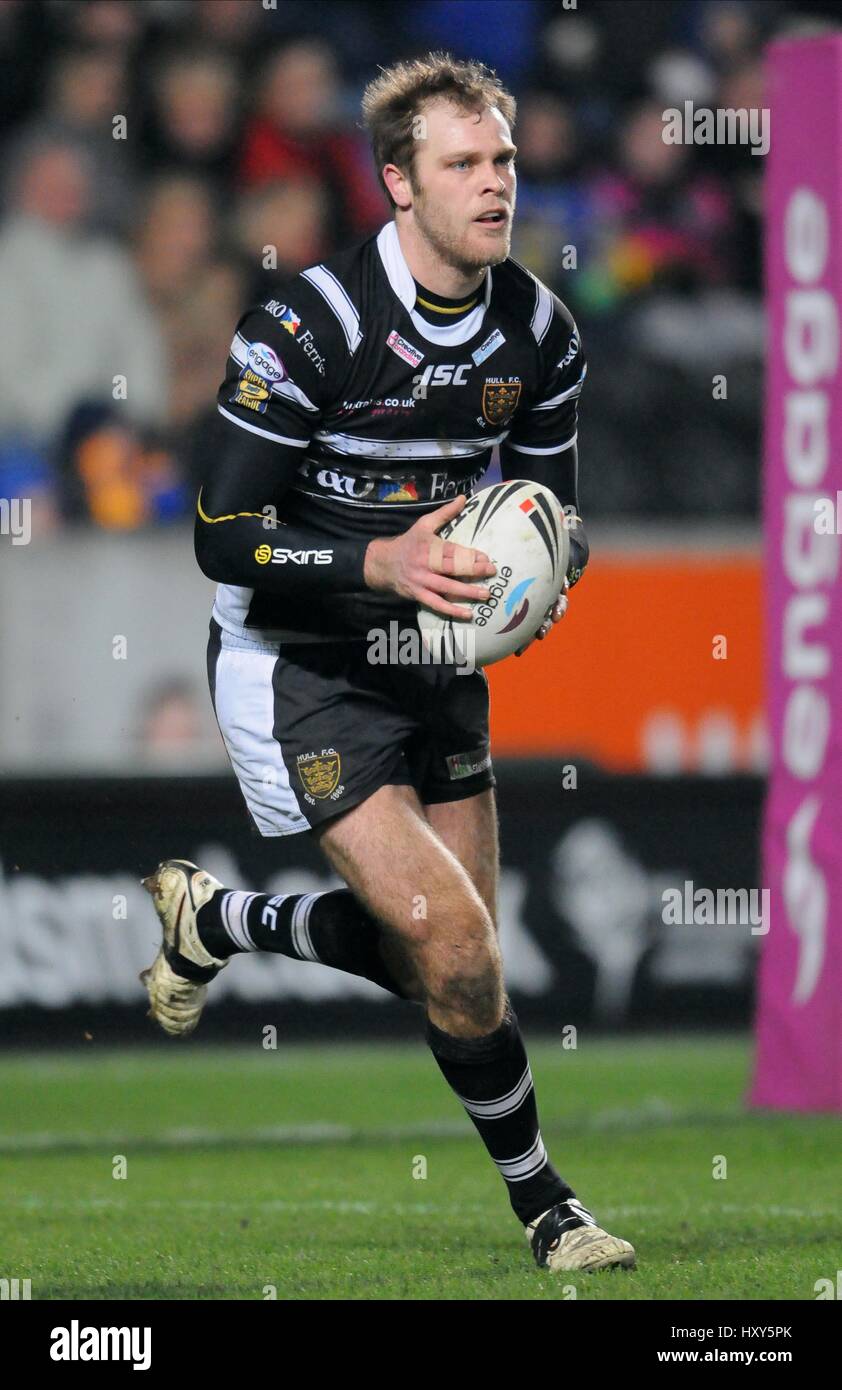 RICHARD WHITING HULL FC KC STADIUM HULL ENGLAND 18 February 2011 Stock ...