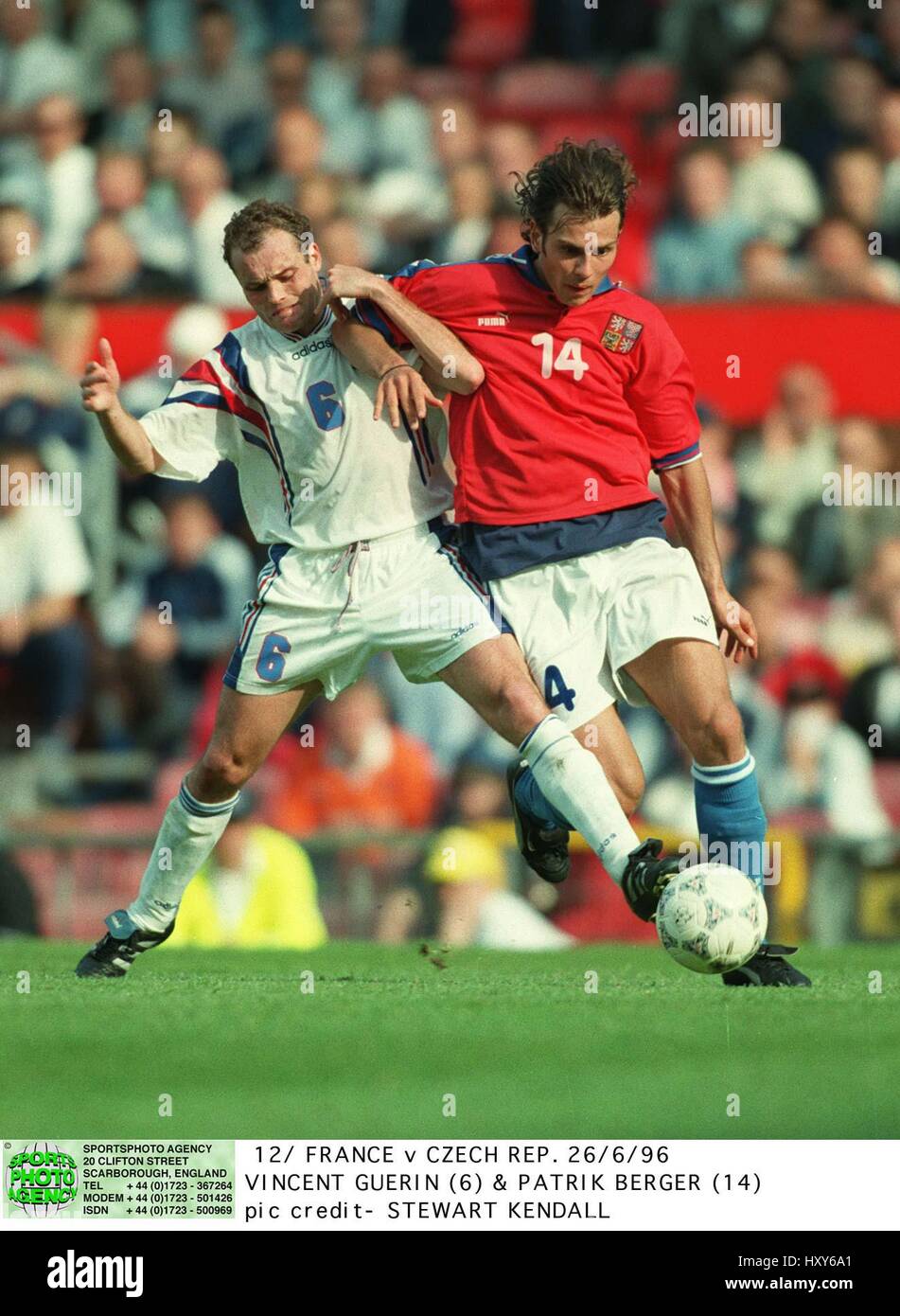 PATRIK BERGER & VINCENT GUERIN FRANCE V CZECH REPUBLIC 26 June 1996 ...