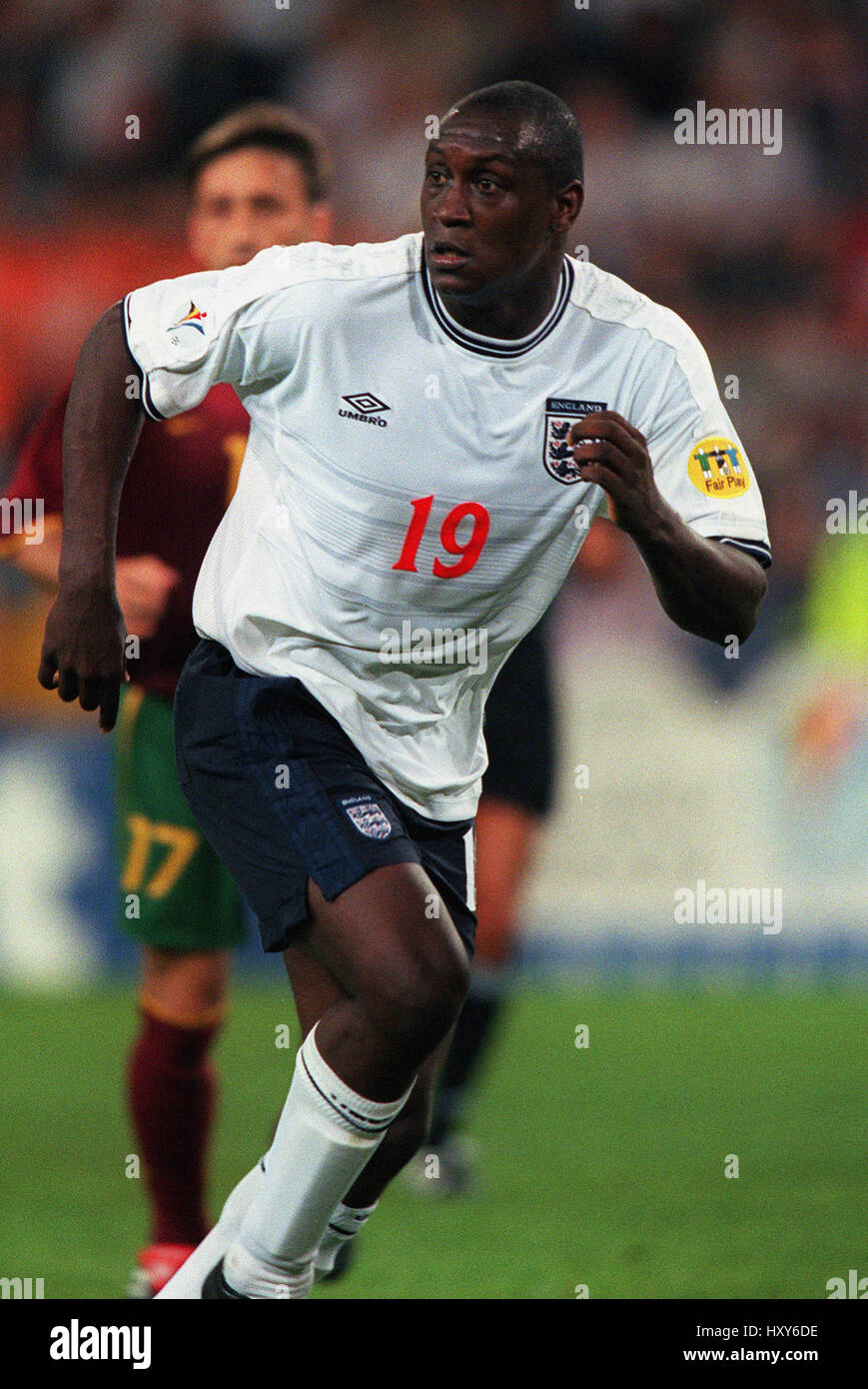 EMILE HESKEY ENGLAND & LIVERPOOL FC 12 June 2000 Stock Photo - Alamy