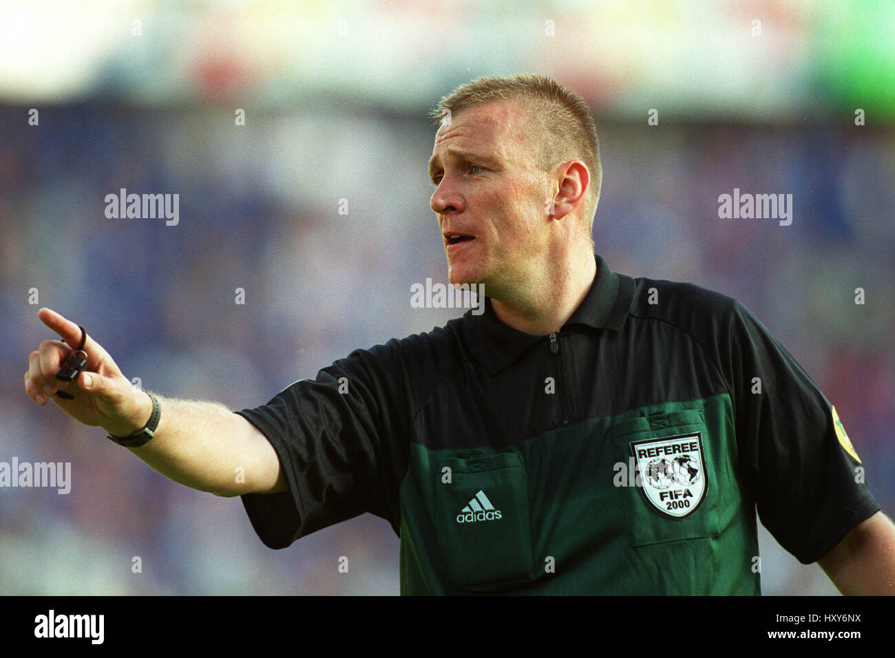 GRAHAM POLL FIFA REFEREE 16 June 2000 Stock Photo - Alamy