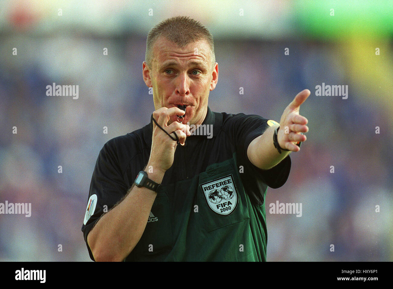 GRAHAM POLL FIFA REFEREE 16 June 2000 Stock Photo - Alamy