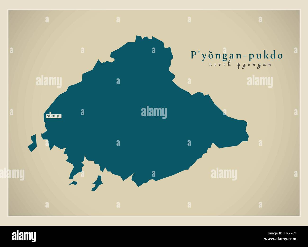 Pyongyang north korea maps cartography geography hi-res stock ...