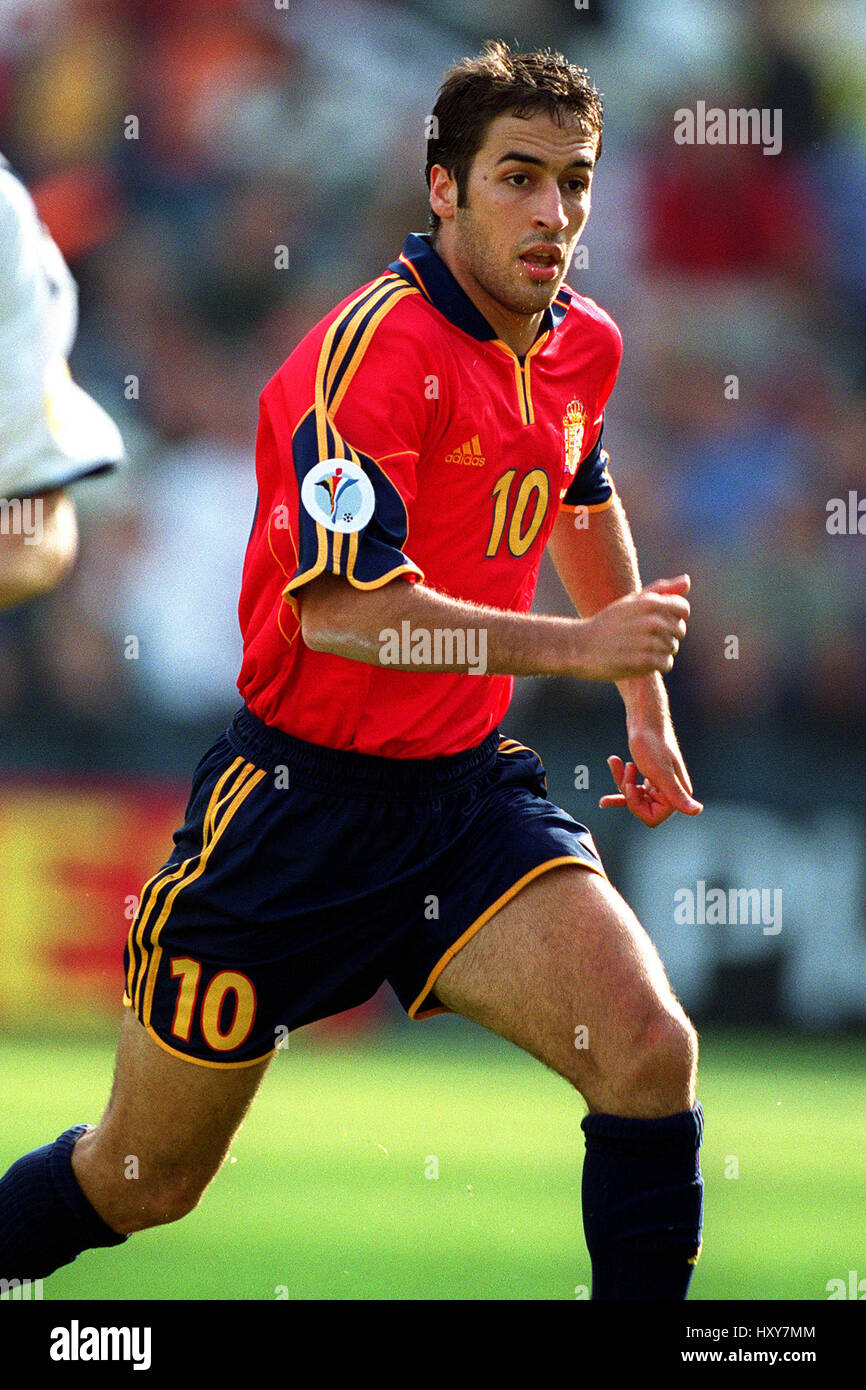 RAUL SPAIN & REAL MADRID 13 June 2000 Stock Photo - Alamy