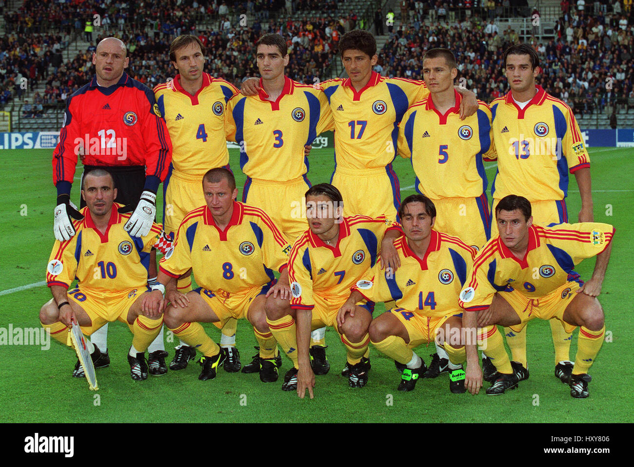 ROMANIA TEAM GROUP 24 June 2000 Stock Photo - Alamy