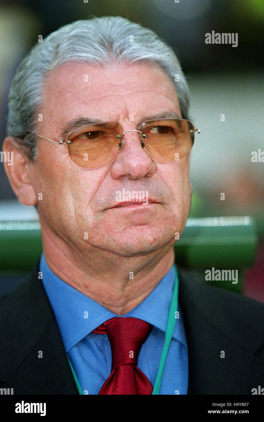 EMERICH JENEI ROMANIAN COACH 24 June 2000 Stock Photo - Alamy