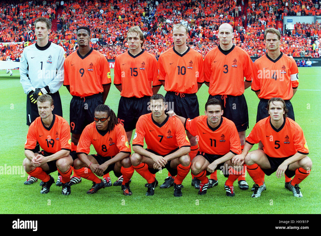 HOLLAND TEAM GROUP 25 June 2000 Stock Photo - Alamy