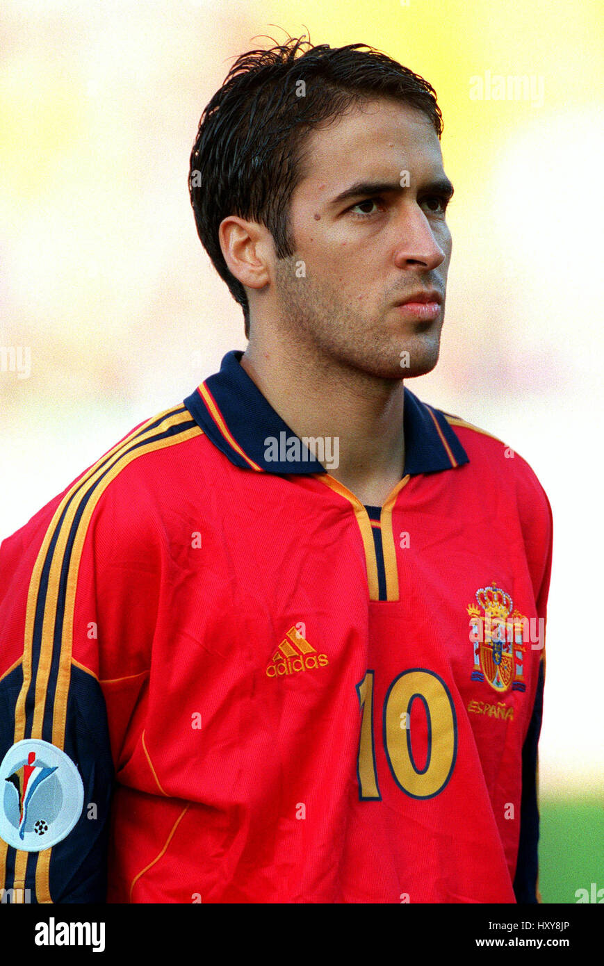 RAUL SPAIN & REAL MADRID 25 June 2000 Stock Photo - Alamy