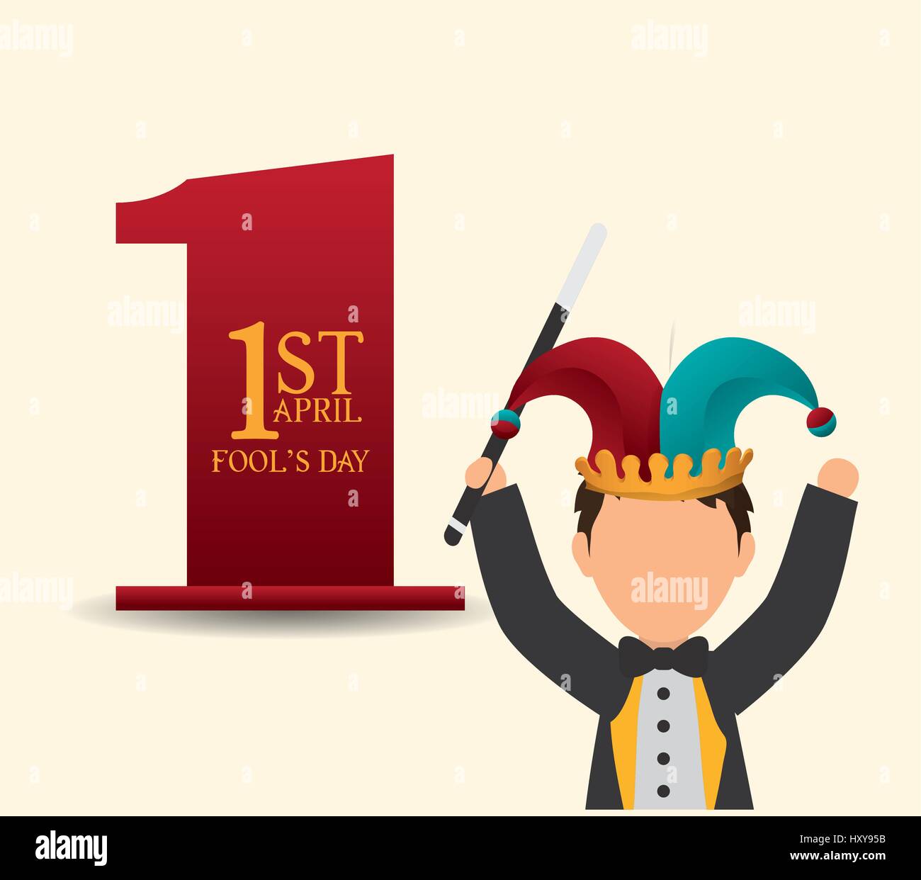 Fools staff hi-res stock photography and images - Alamy