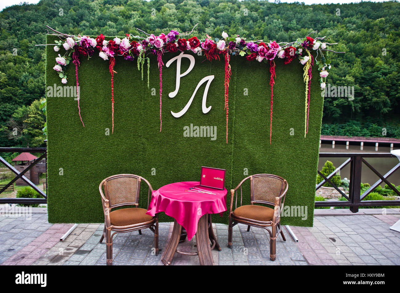 Wedding photo zone hi-res stock photography and images - Alamy