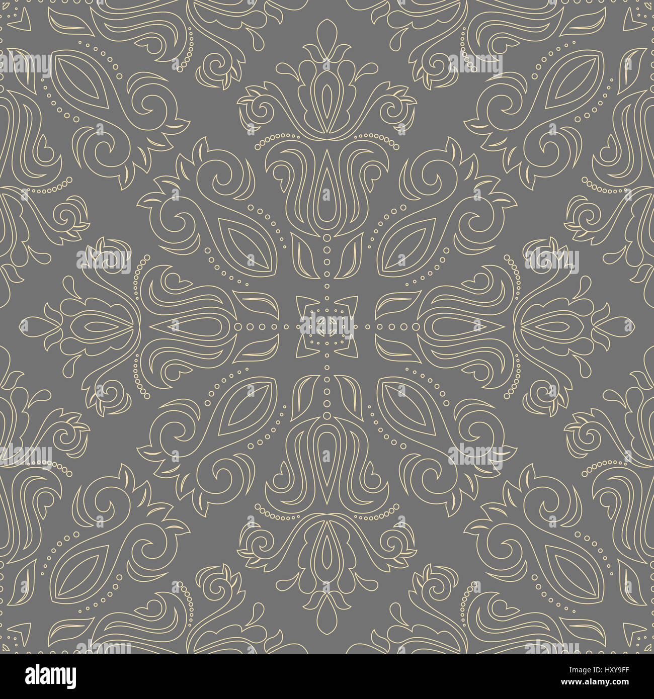Seamless Baroque Pattern Stock Photo - Alamy