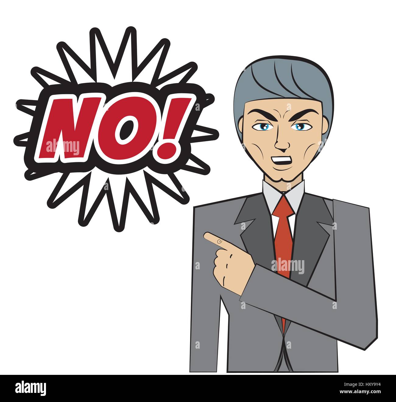 comic man no bubble speech pop art retro vector illustration eps 10 ...