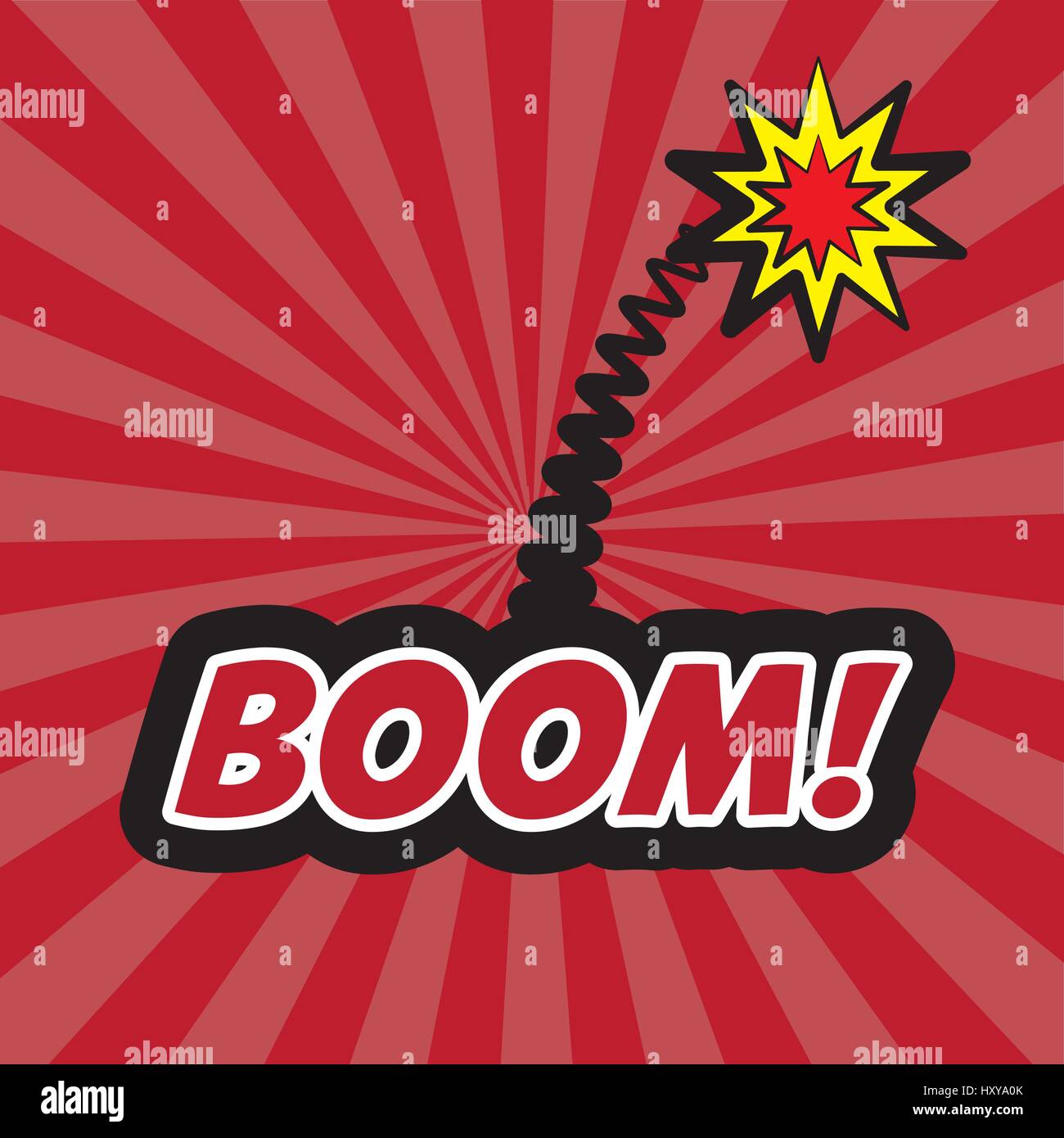 boom pop art comic design vector illustration eps 10 Stock Vector Image ...