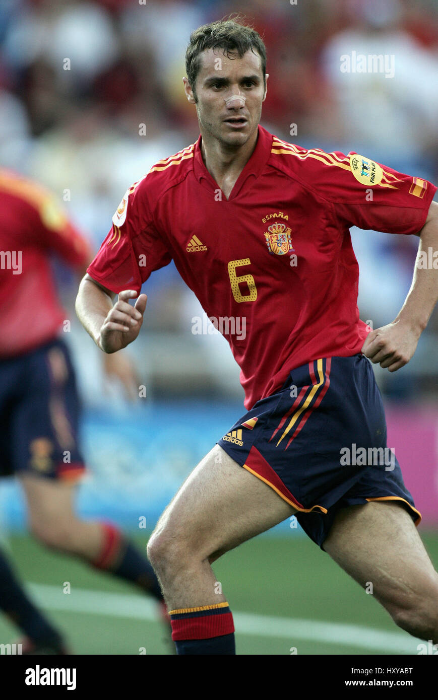 IVAN HELGUERA SPAIN & REAL MADRID CF FARO-LOULE ALGARVE PORTUGAL 12 June 2004 Stock Photo - Alamy