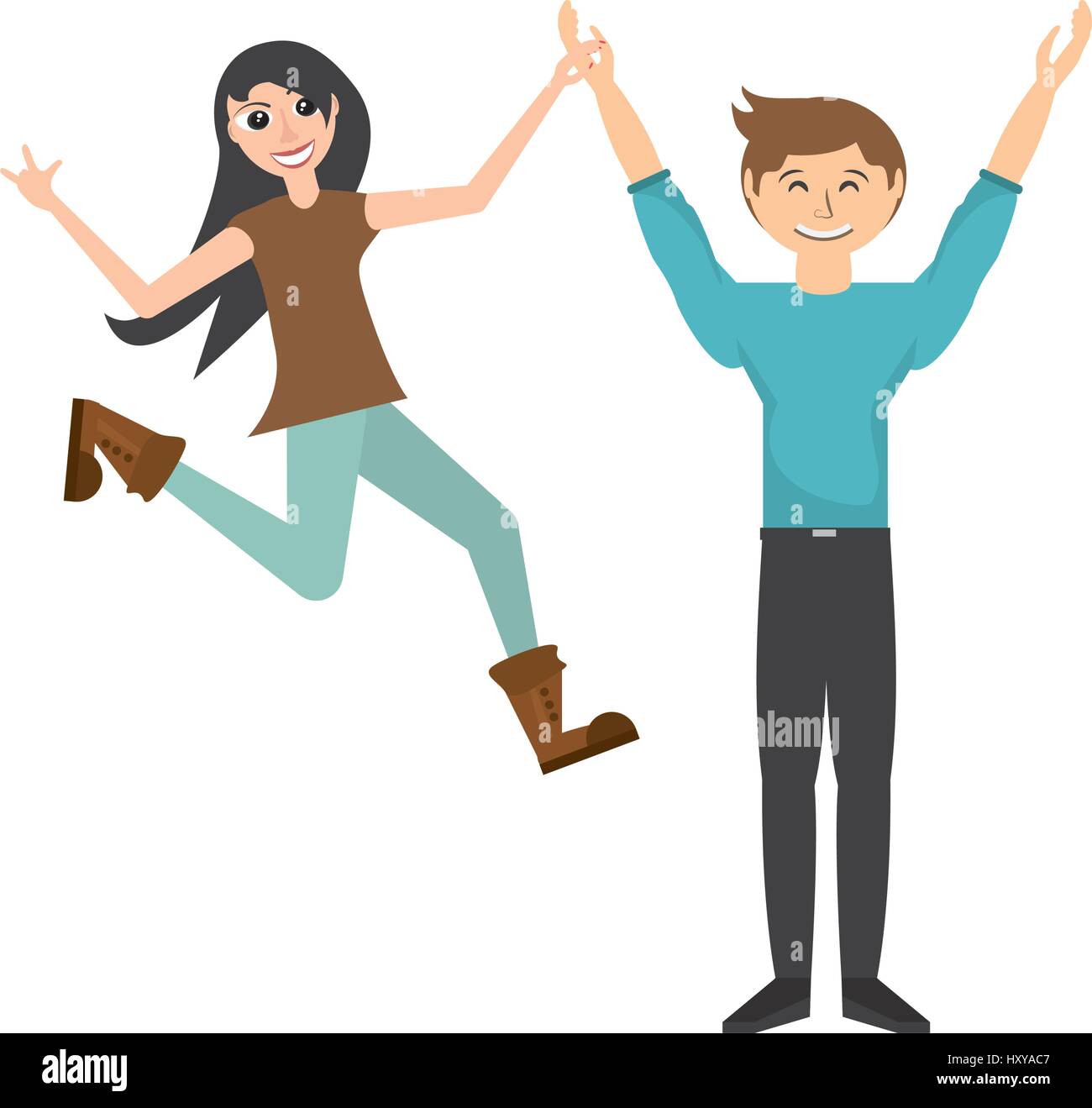 Two People Dancing Clip Art