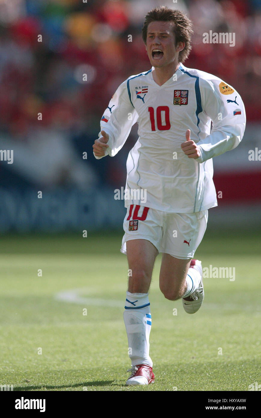 TOMAS ROSICKY CZECH REPUBLIC & B DORTMUND MUNICIPAL STADIUM AVEIRO ...