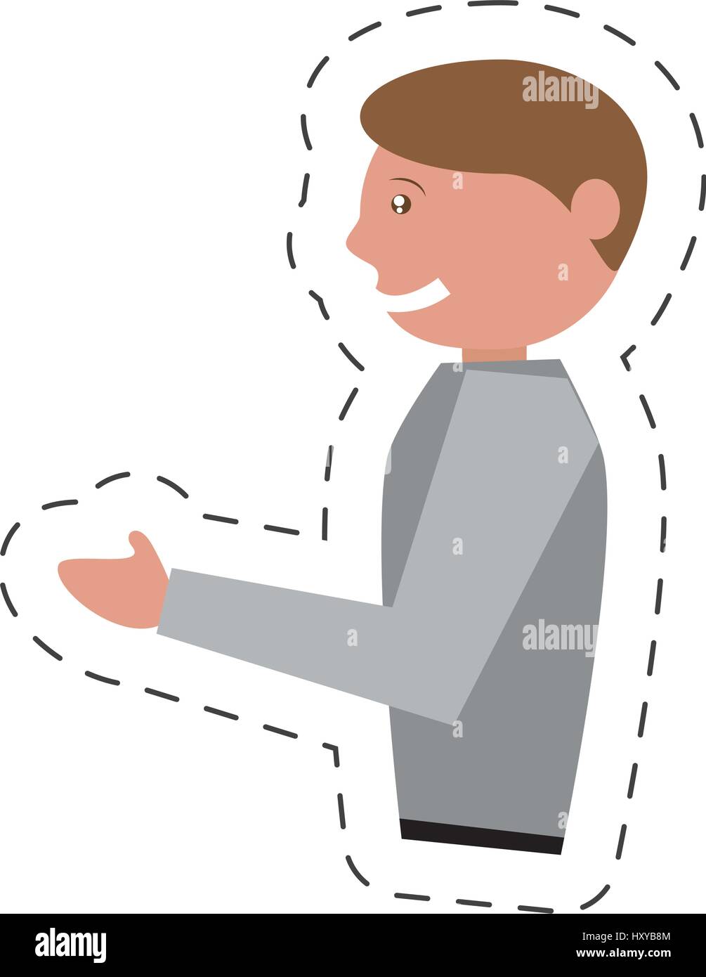 Smart casual holiday man Cut Out Stock Images & Pictures - Alamy