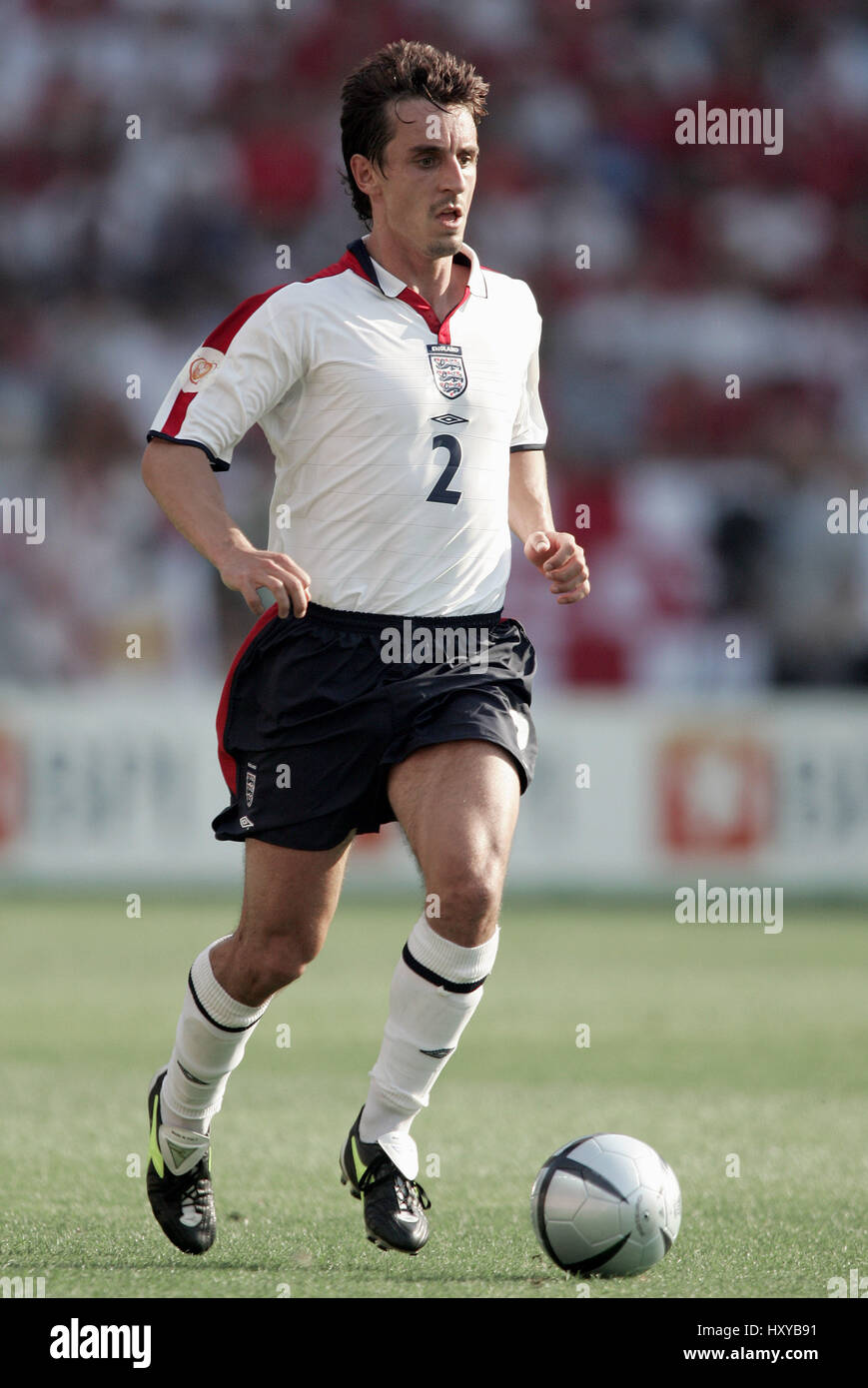 GARY NEVILLE ENGLAND & MANCHESTER UNITED FC COIMBRA STADIUM COIMBRA ...
