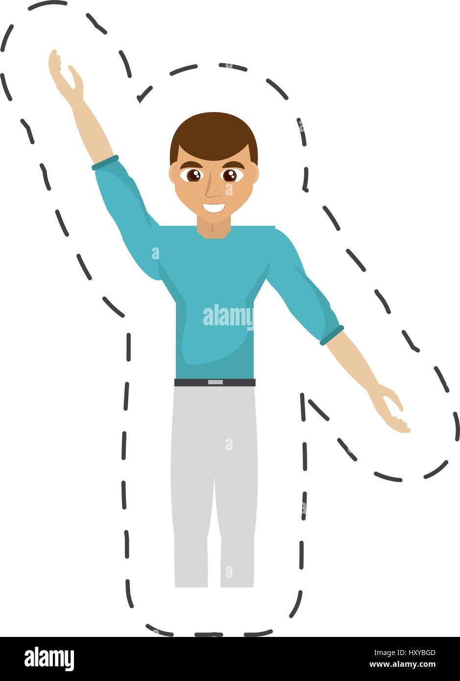 fun guy celebration happy Stock Vector Image & Art - Alamy