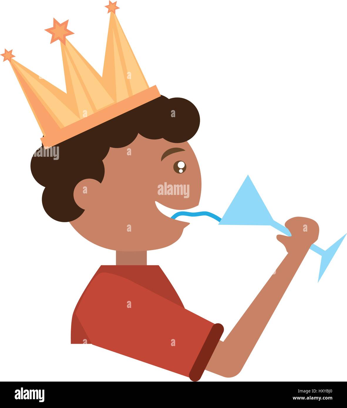 Excited group celebration success Stock Vector Images - Alamy