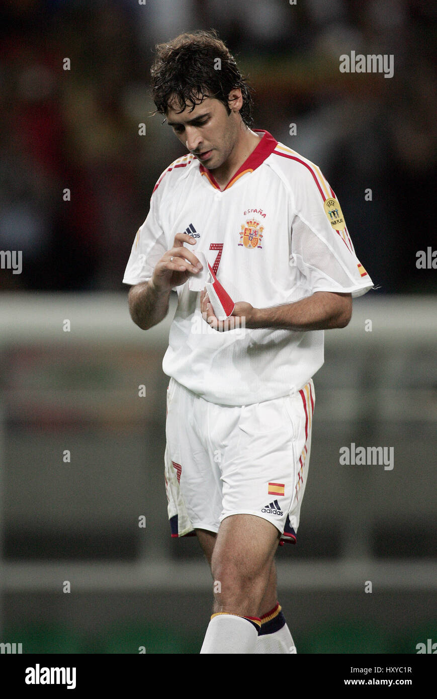 RAUL SPAIN & REAL MADRID CF JOSE ALVALADE STADIUM LISBON PORTUGAL 20 ...
