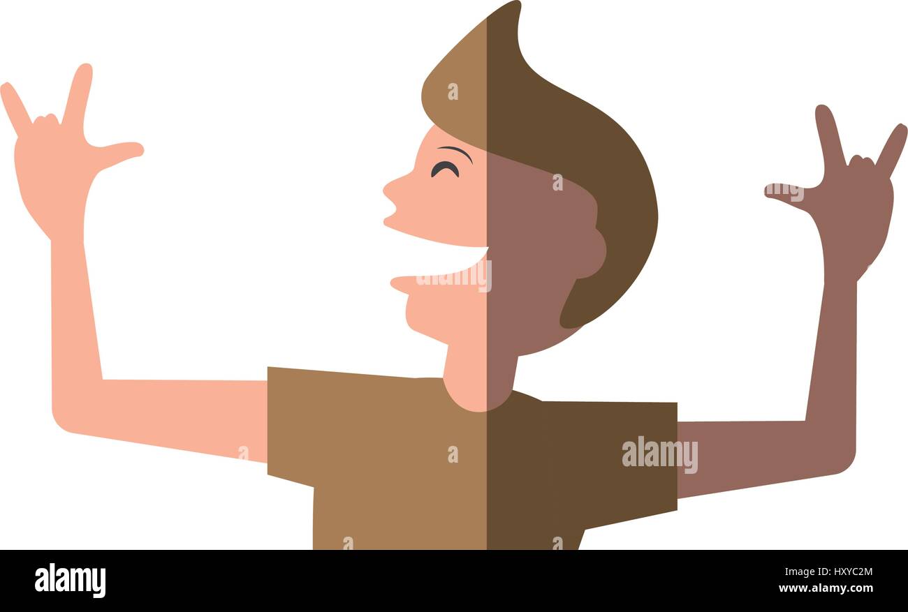 fun guy celebration happy Stock Vector Image & Art - Alamy