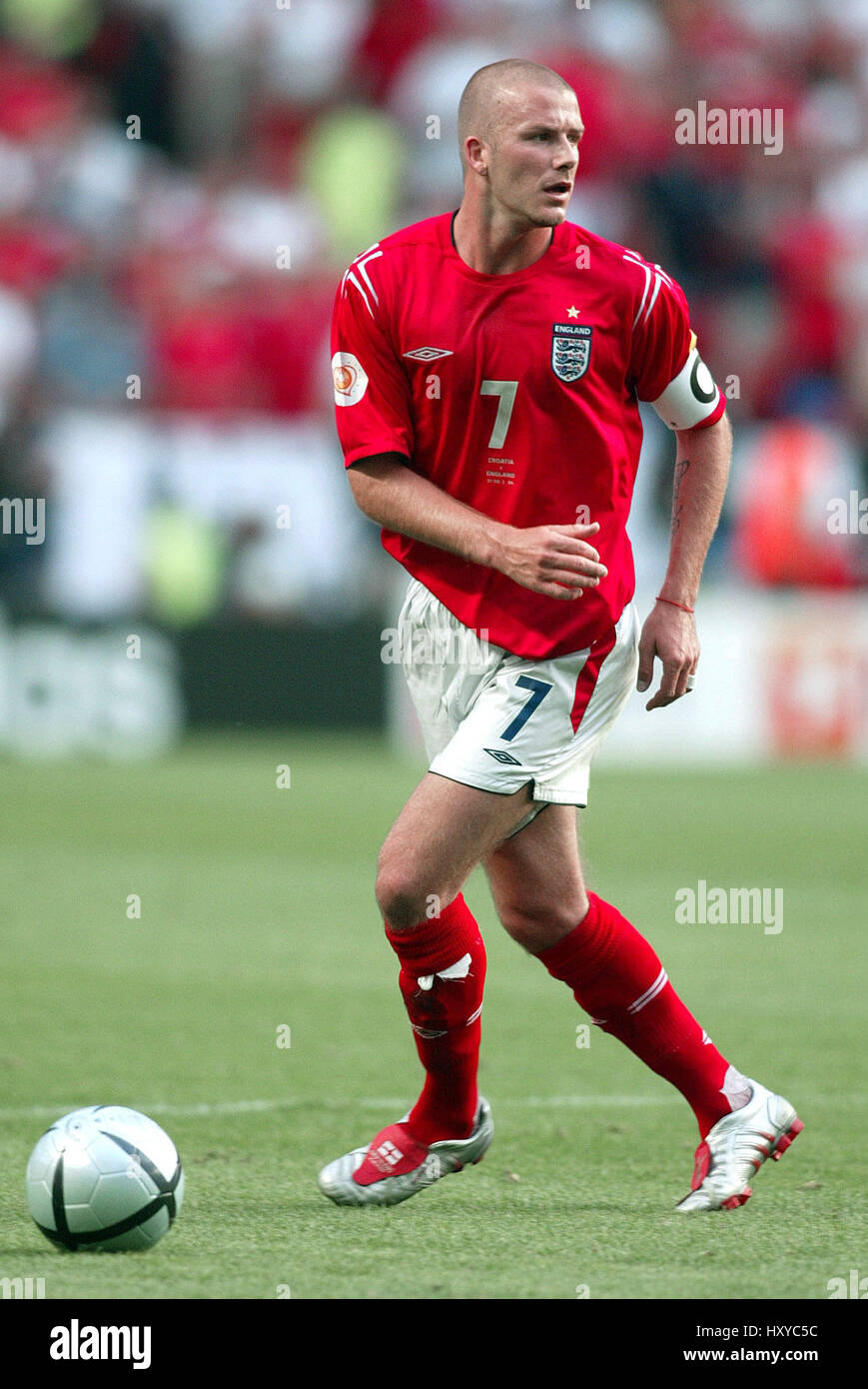 DAVID BECKHAM ENGLAND & REAL MADRID CF LUZ STADIUM LISBON PORTUGAL 21 ...
