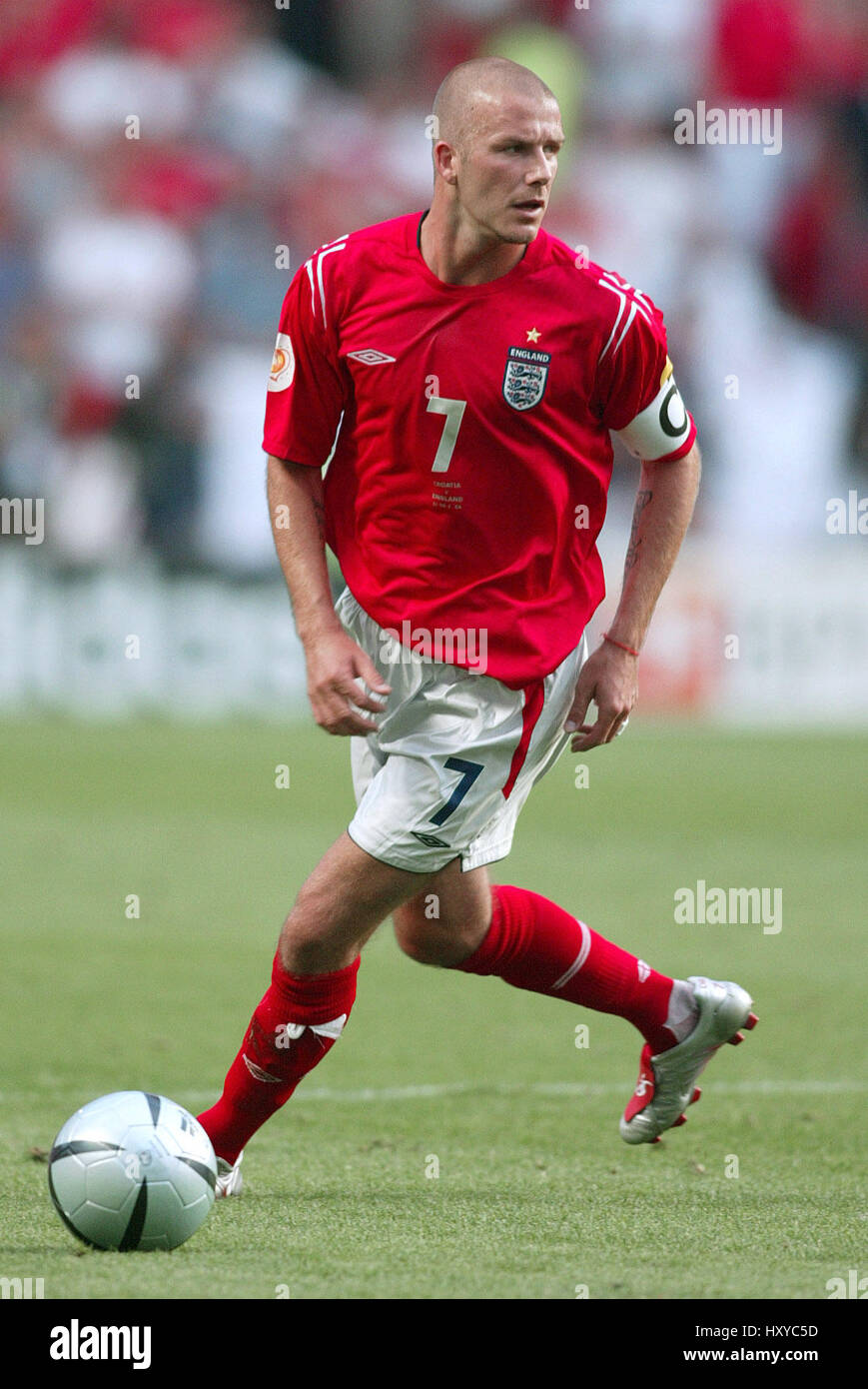 DAVID BECKHAM ENGLAND & REAL MADRID CF LUZ STADIUM LISBON PORTUGAL 21 ...