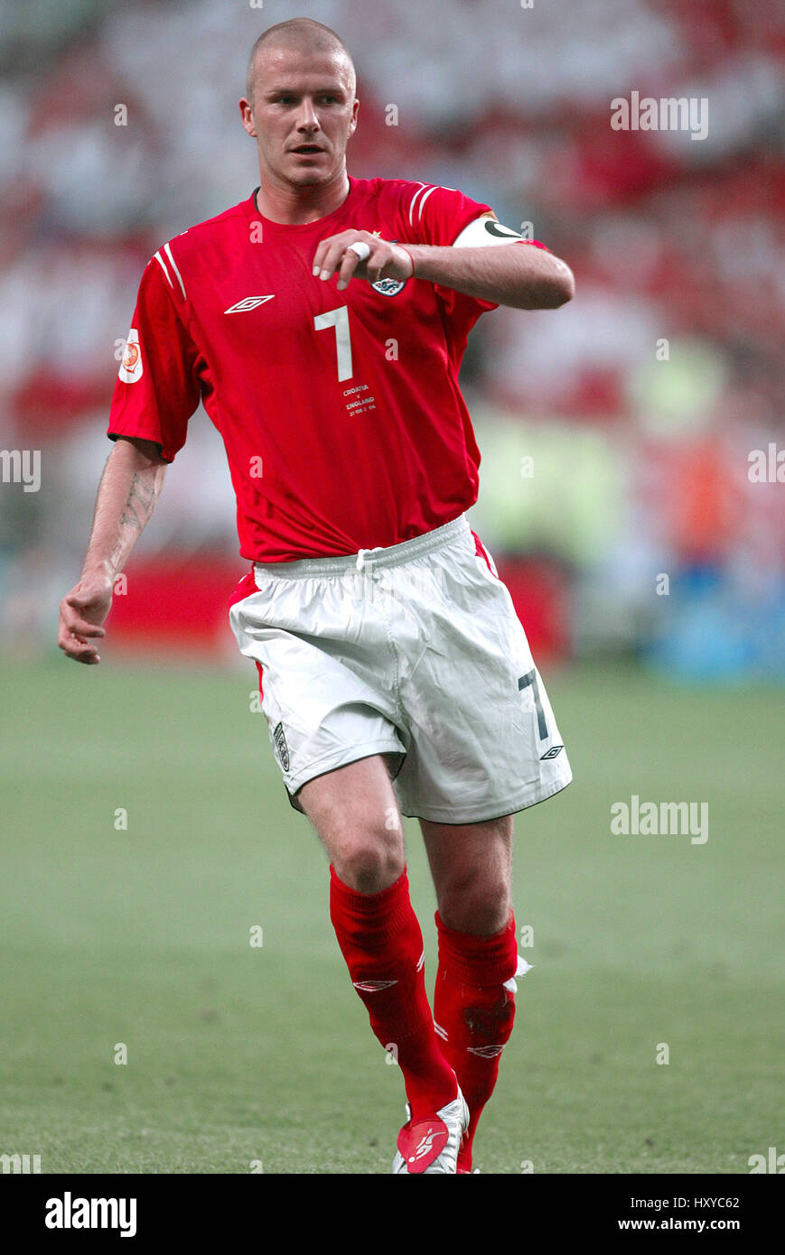 DAVID BECKHAM ENGLAND & REAL MADRID CF LUZ STADIUM LISBON PORTUGAL 21 ...