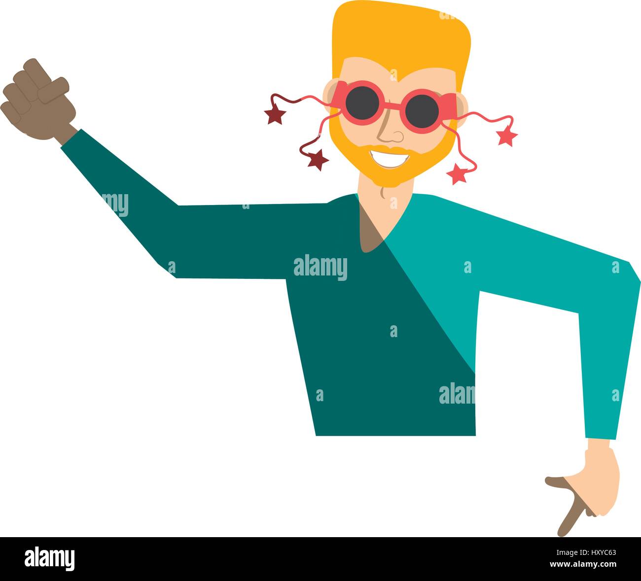 Guys cheering Stock Vector Images - Alamy