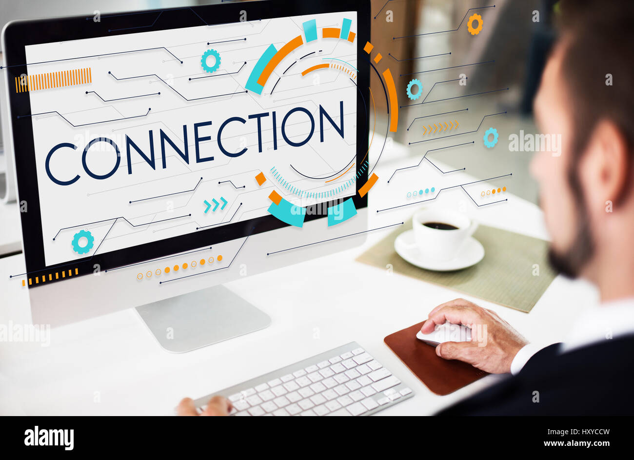 Community Cloud Storage Sync Secure Stock Photo - Alamy