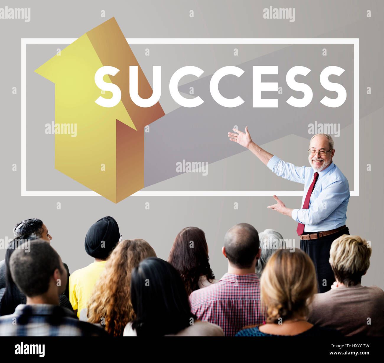 Arrow up Icon Success Increase Concept Stock Photo - Alamy