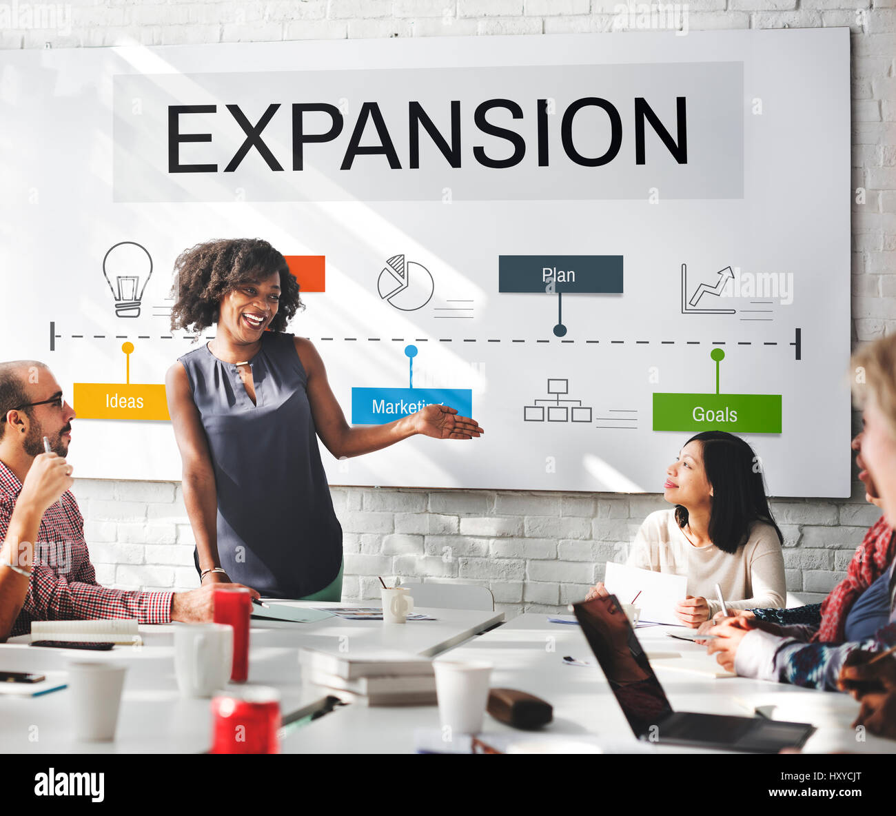 Expansion Way Success Implementation Business Venture Stock Photo - Alamy