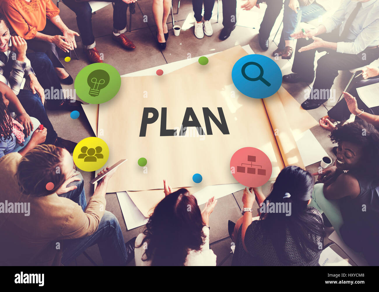 Plan Creative Process Strategy Development Concept Stock Photo - Alamy