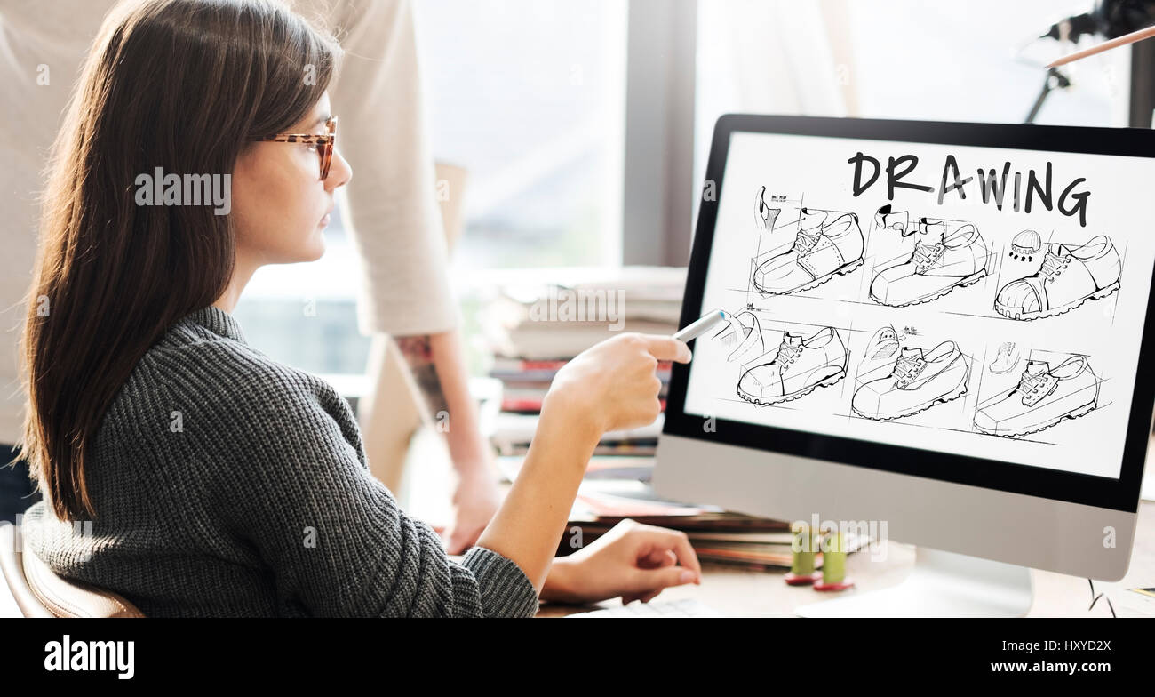 Production drawing computer hi-res stock photography and images - Alamy