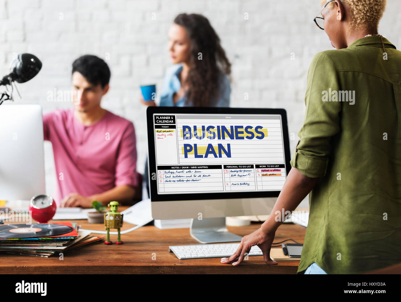 Business Plan Process Strategy Solution Vision Concept Stock Photo - Alamy