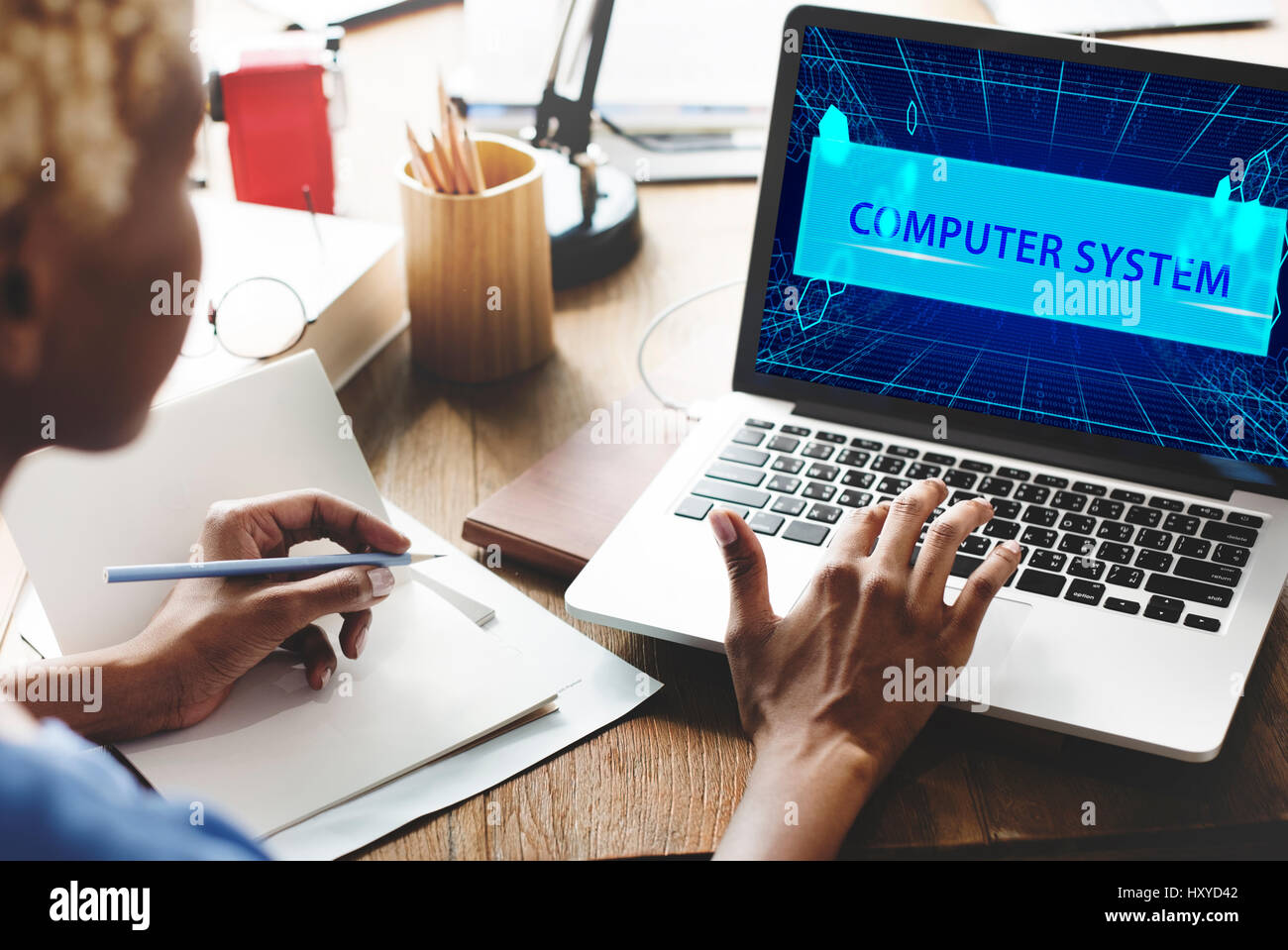 Computer System Innovation Digital Stock Photo - Alamy
