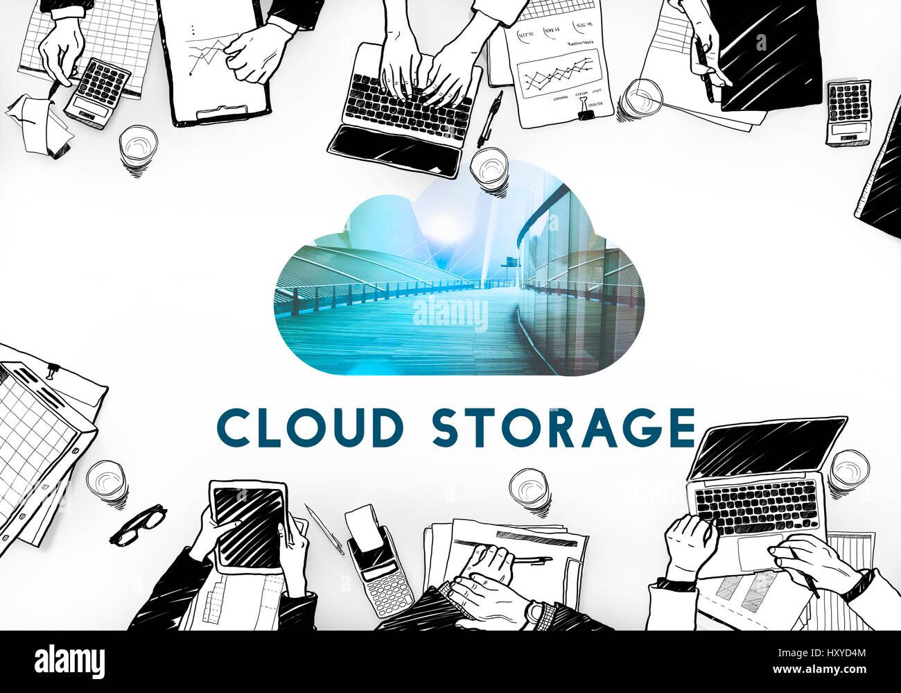 Download Cloud Storage Back Up Stock Photo - Alamy