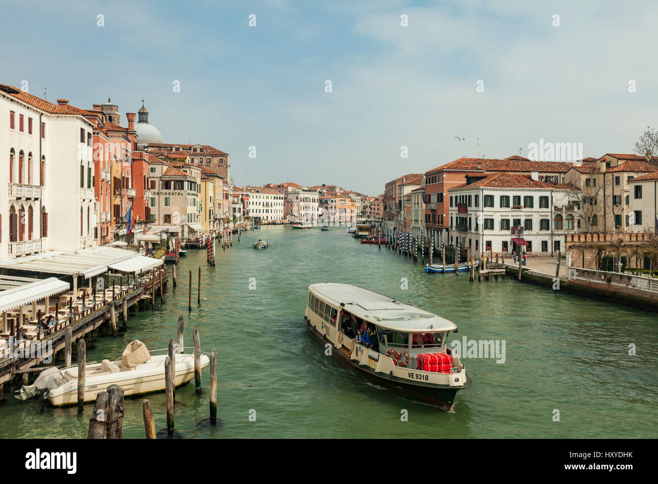 Spring afternoon on Grand Canal in Venice Stock Photo - Alamy