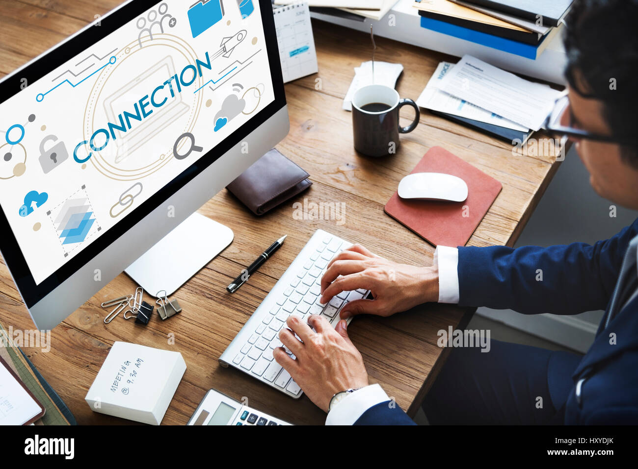 Computer Security Invention Connection Stock Photo - Alamy