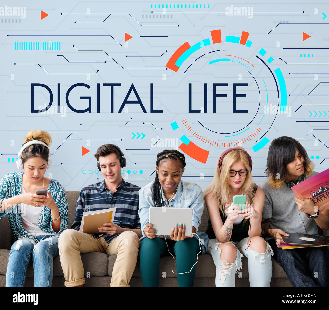 Internet Social Platform Media Network Digital Stock Photo - Alamy