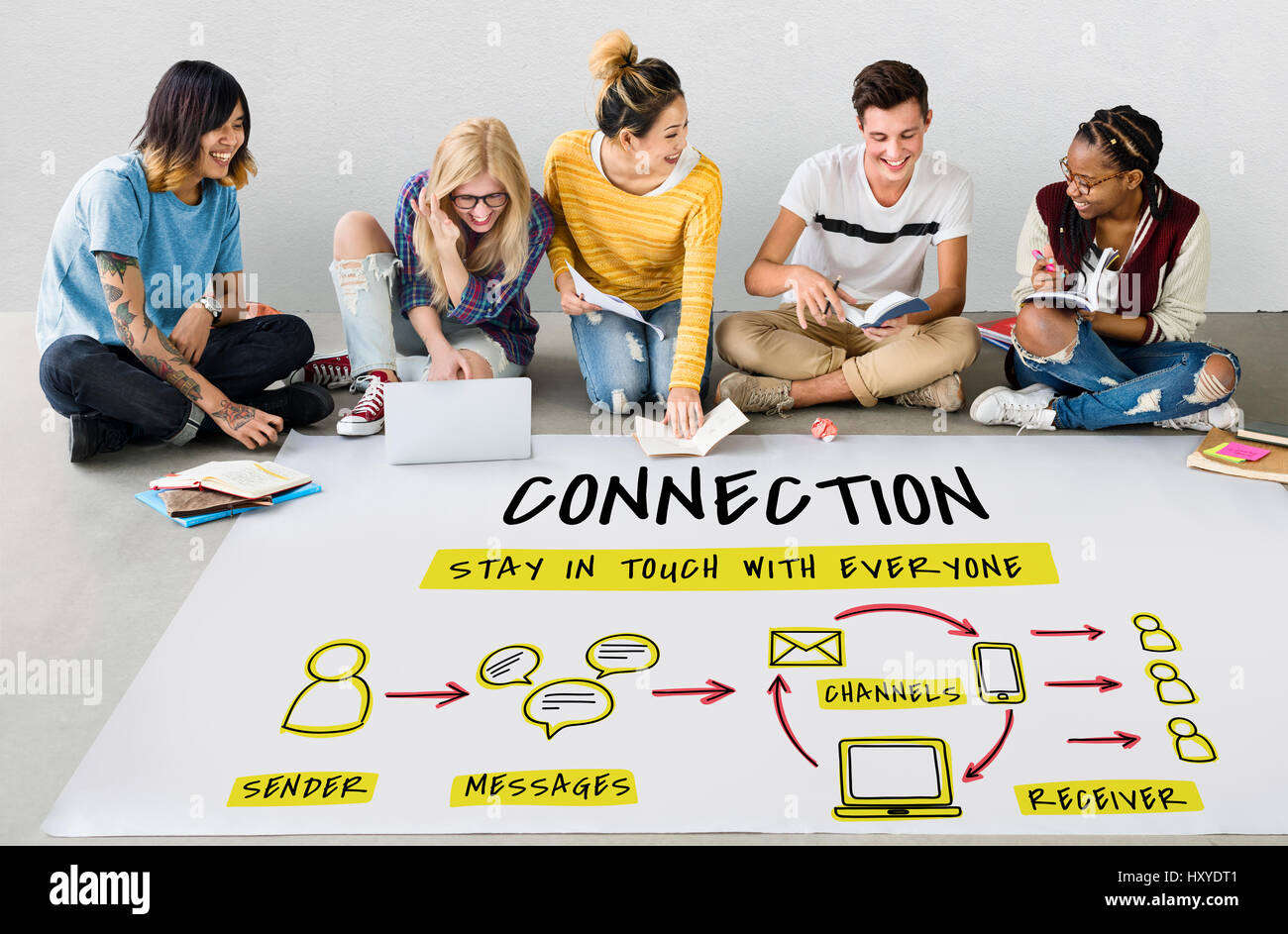 Connection Multimedia Digital Media Stock Photo - Alamy