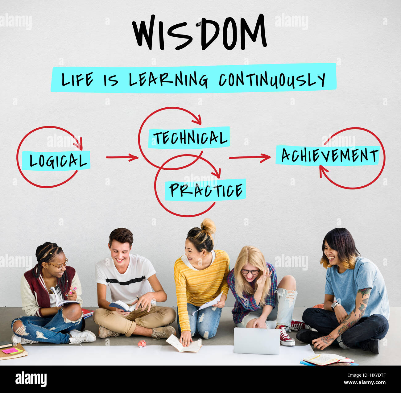 Wisdom Literacy Study Knowledge Acquisition Stock Photo - Alamy