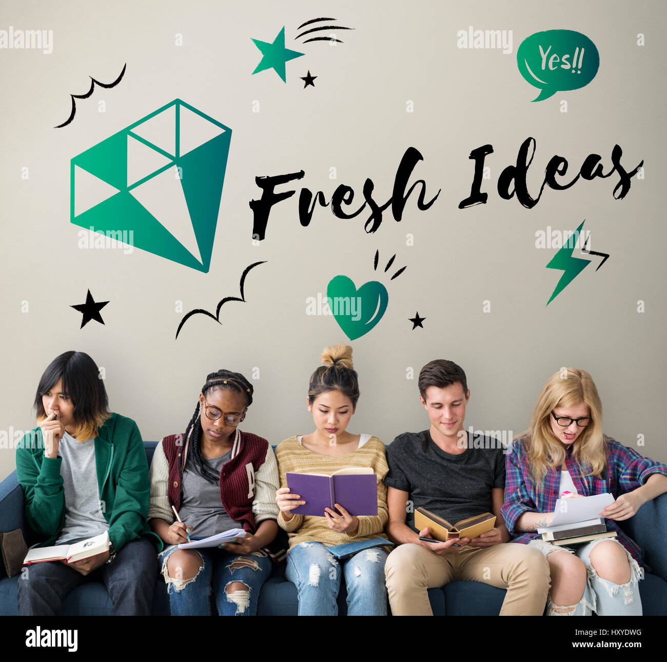 Fresh Ideas Design Creativity Concept Stock Photo - Alamy
