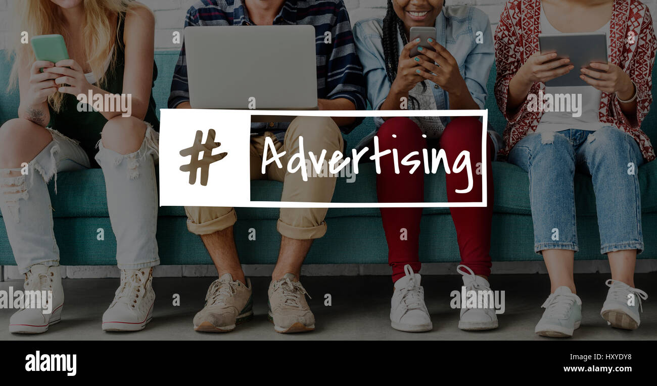 Advertising Advetise Consumer Advertisement Icon Stock Photo - Alamy