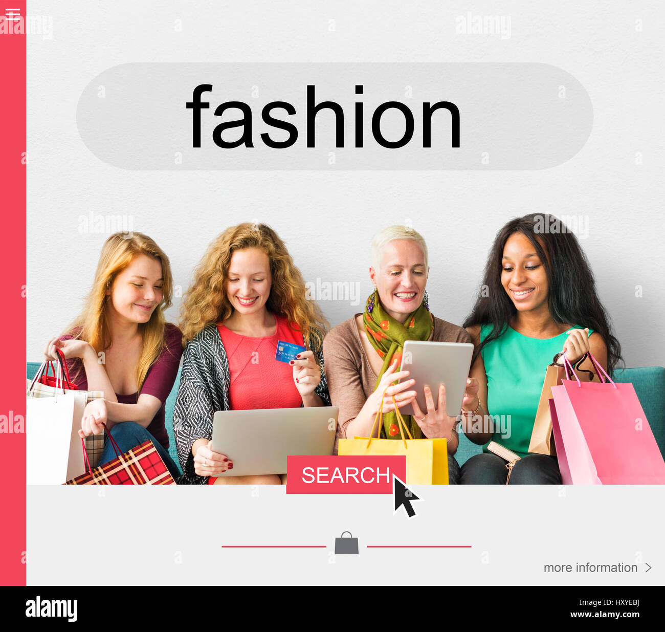 Diversity fashion advertising hi-res stock photography and images - Alamy