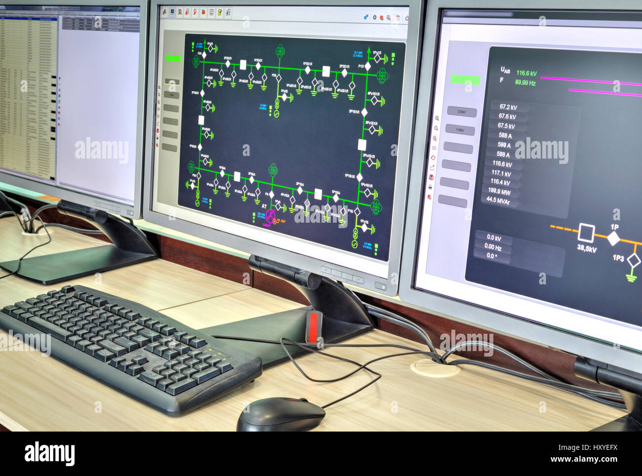 Modern electricity system schematic High Resolution Stock Photography ...